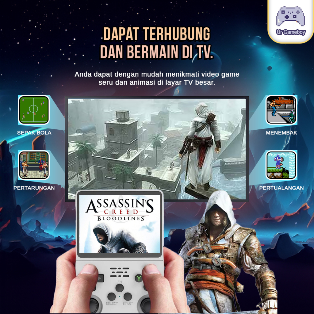 R36s Retro Handheld Game Console Gameboy Linux System 3.5 Inch Ips ...