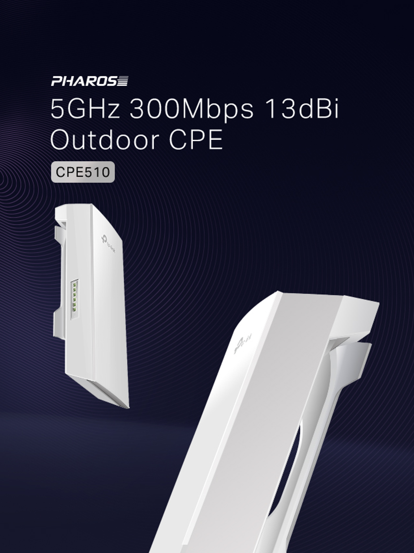 TP-Link Pharos CPE510 5GHz 300Mbps 13dBi Outdoor CPE Outdoor AP ...