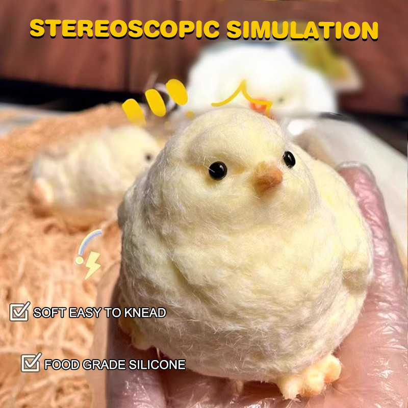 Handmade Taba Squishy Chick,Handmade Silicone Chicks Stress Relief ...