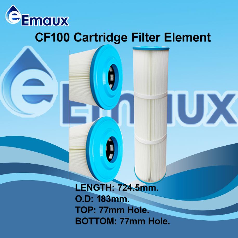 EMAUX Cartridge Filter Element Replacement -- CF25 | CF50 | CF75 | CF100 | CF150 | CF200 ...