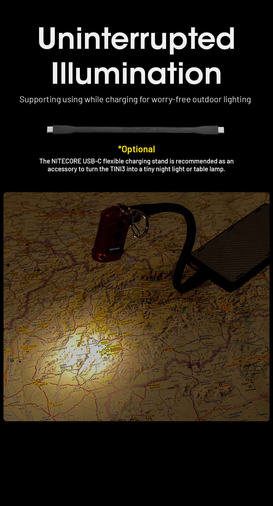 Nitecore Tini3 Keychain Flashlight - 600 Lumens - OLED Display - USB-C ...