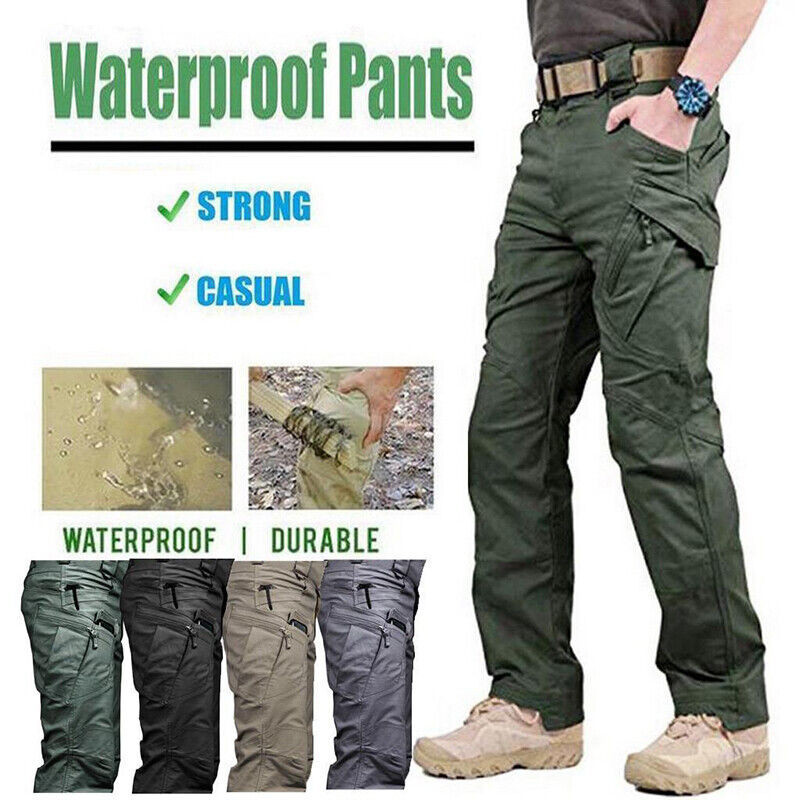 2025 NEW Men Pants aterproof Pant Multi Pocket Plus Size IX7 Waterproof ...