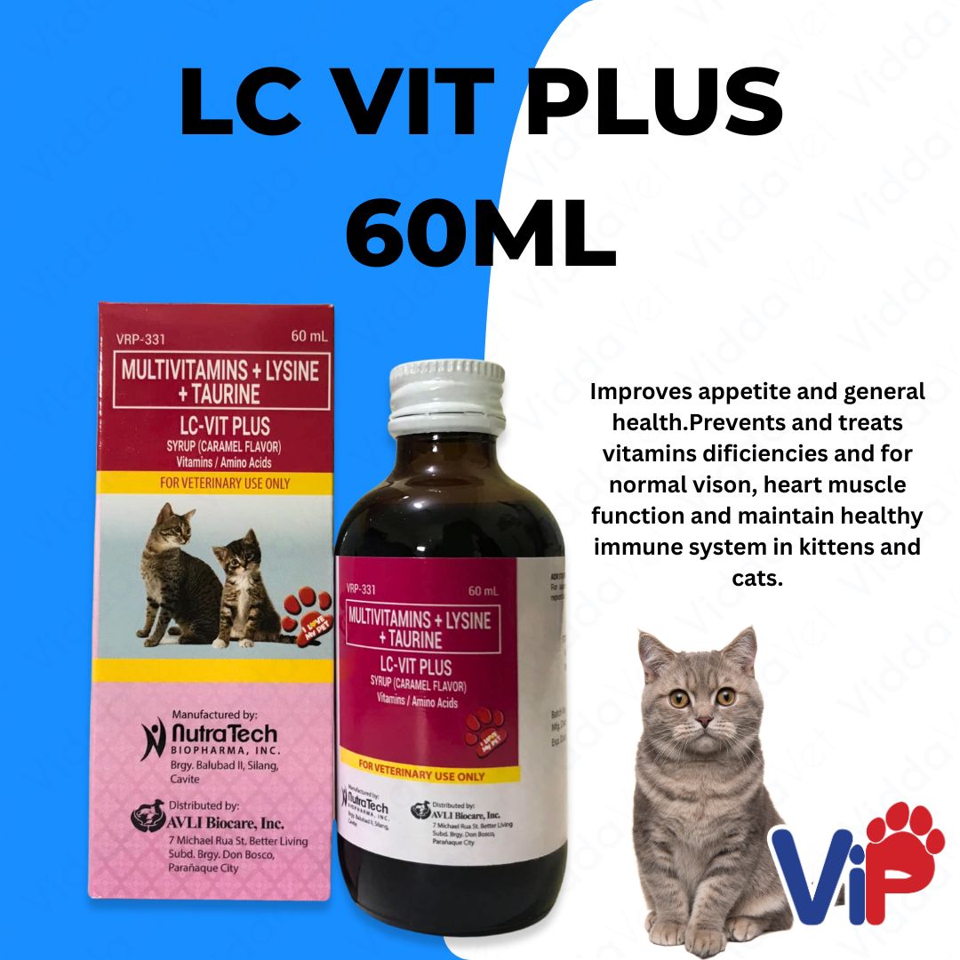 LC Vit Plus for Animals Comprehensive Pet Vitamin & Mineral Support LC ...