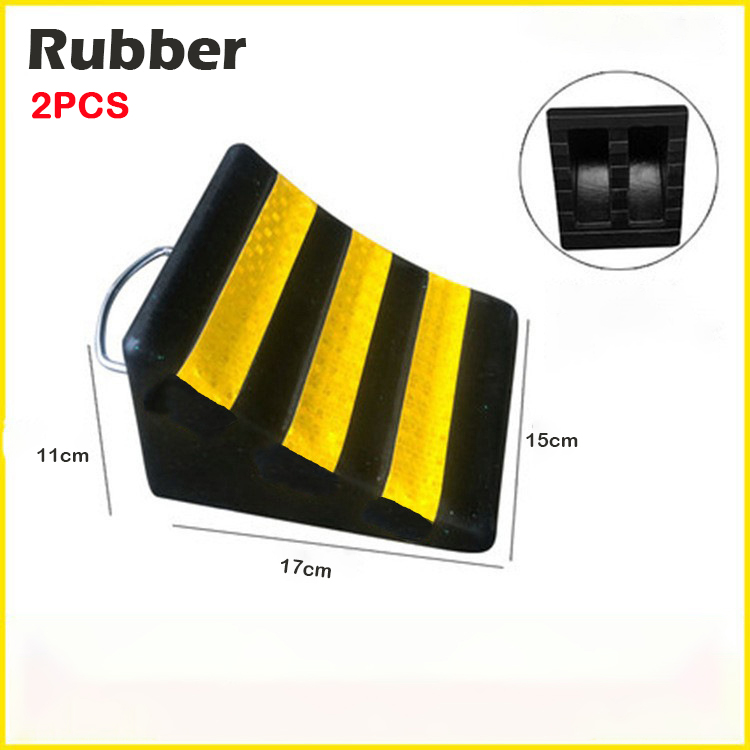 Grows Car Truck Anti-slip Stopper Portable Wheel Stop Tire Locator Anti ...