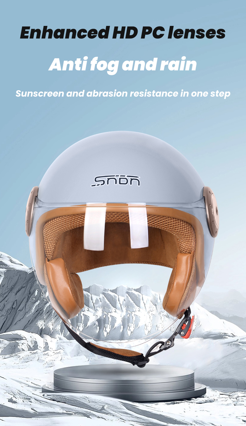 NEVA Original Motorcycle Classic Helmet Vintage Retro Unisex Open Face ...