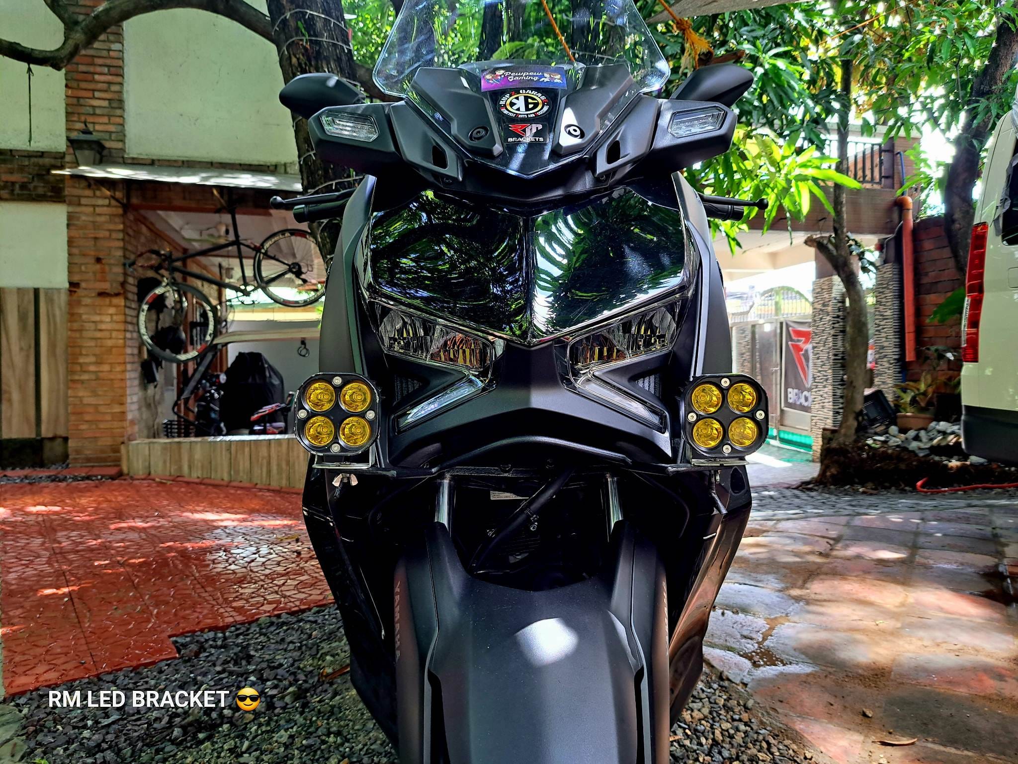 RM Led bracket Yamaha Xmax v2 | Shopee Philippines