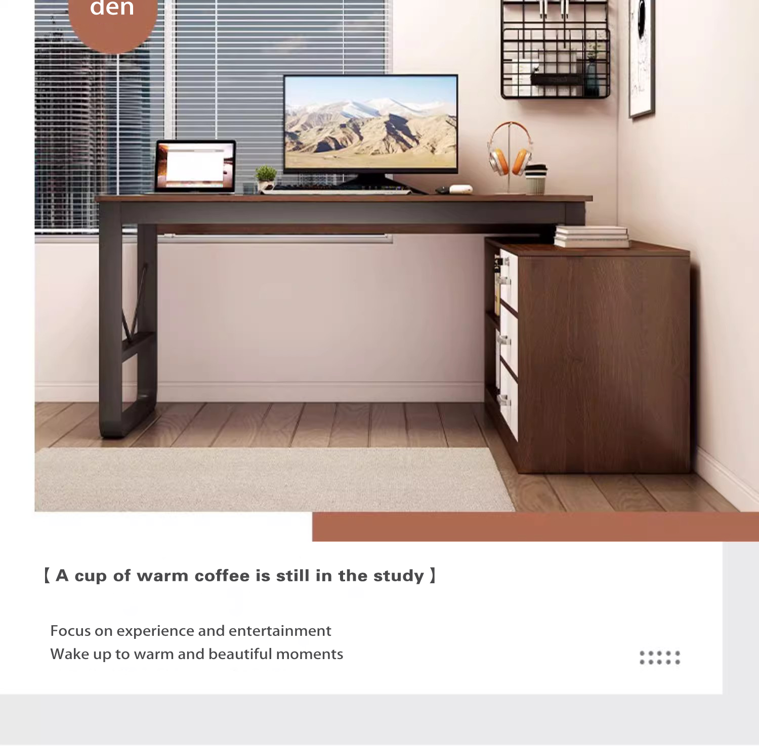 Household computer desk desktop movable simple desk bedroom bedside ...