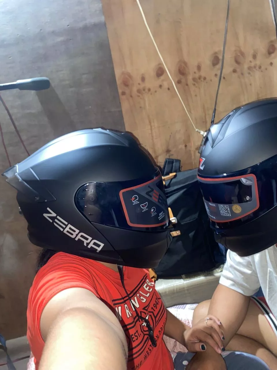 𝐁𝟏𝐓𝟏 ZEBRA Couple Helmet Full Face Modular Helmet Buy 1 Take 1 Couple ...