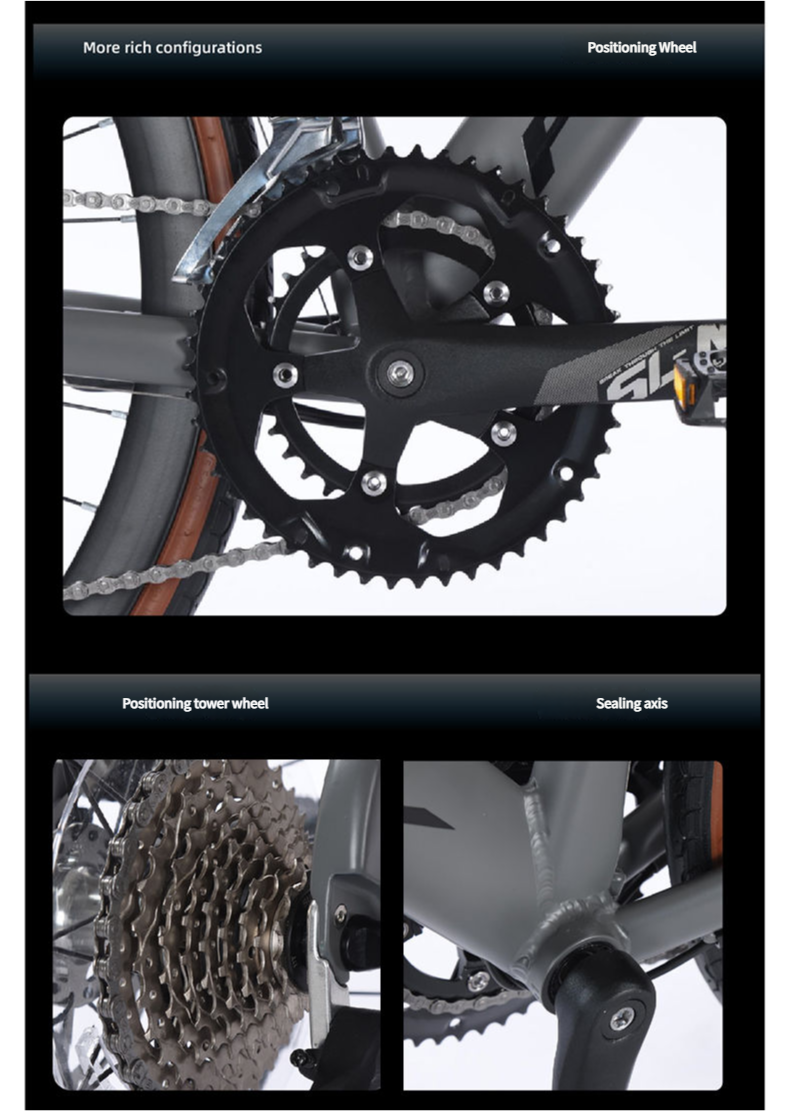 LUANDA 700c Alloy Road Bike Aluminum Fixie Bike Bike for Adult 26 ...