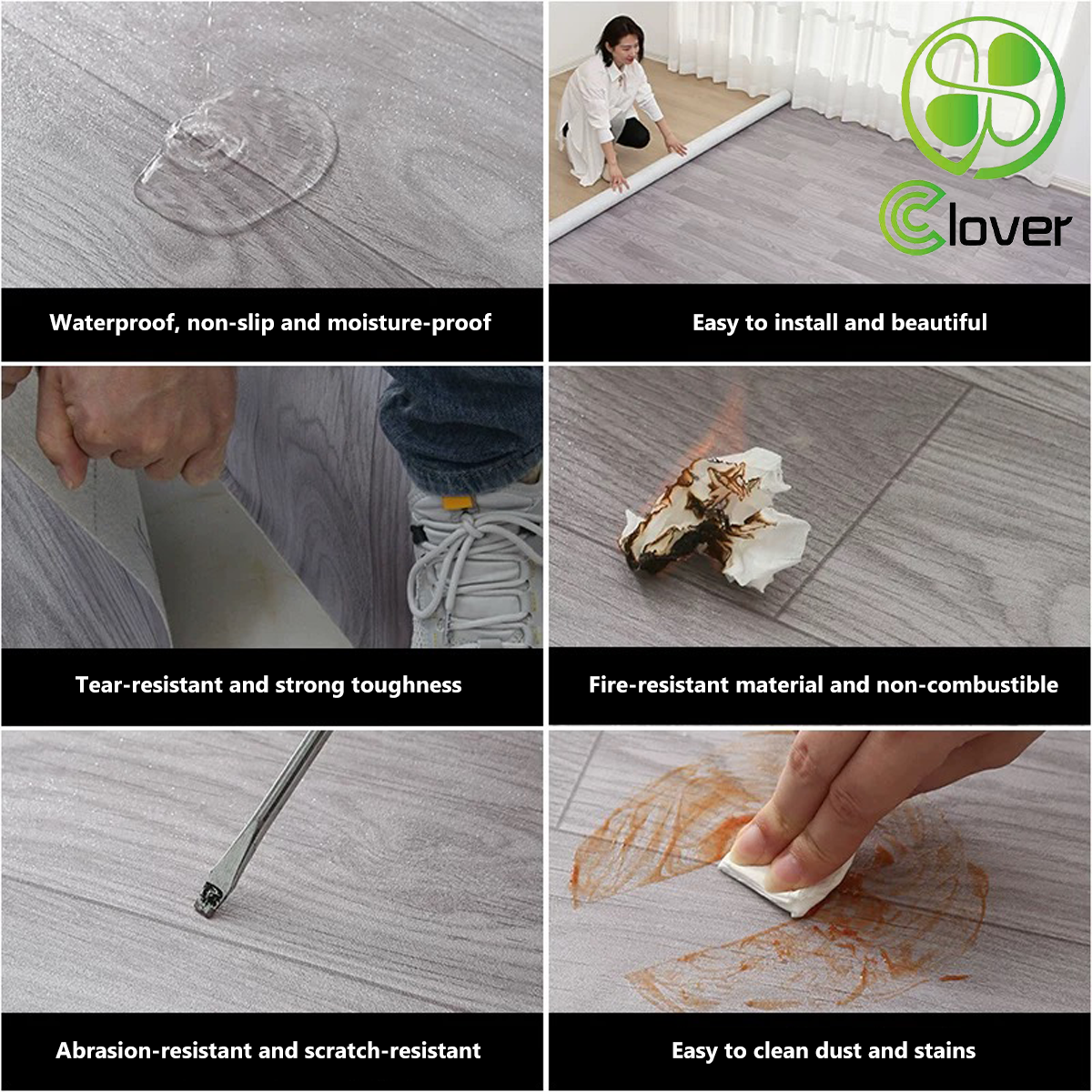 Clover Linoleum rubberized flooring matting floormat renoleum makapal ...