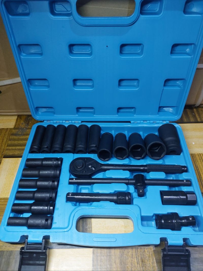 22pcs 1/2" Drive Deep Impact Socket set flyman usa | Shopee Philippines