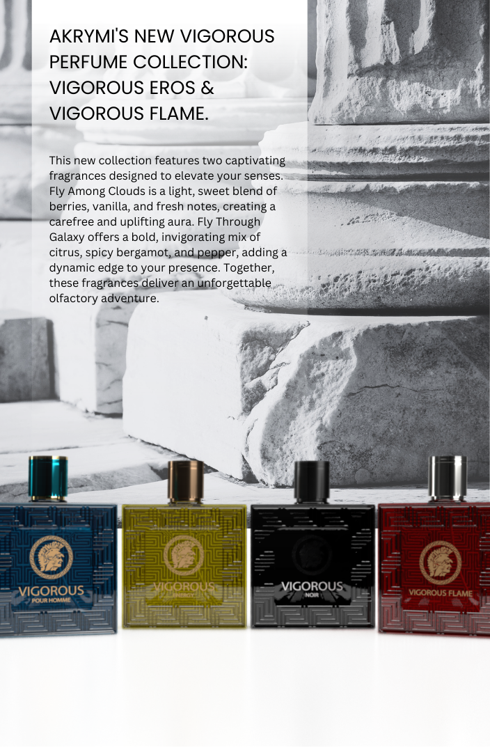 AKRYMI VIGOROUS 100ml Long Lasting Perfume Cologne Perfumes Scented ...