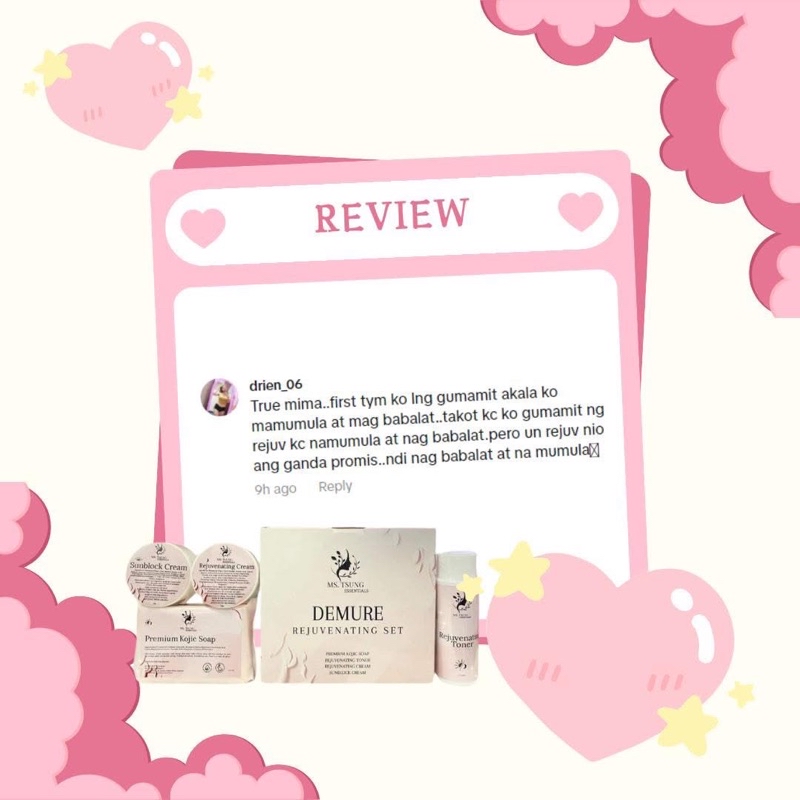 Ms Tsung Demure Rejuvenating Set New Packaging | Shopee Philippines
