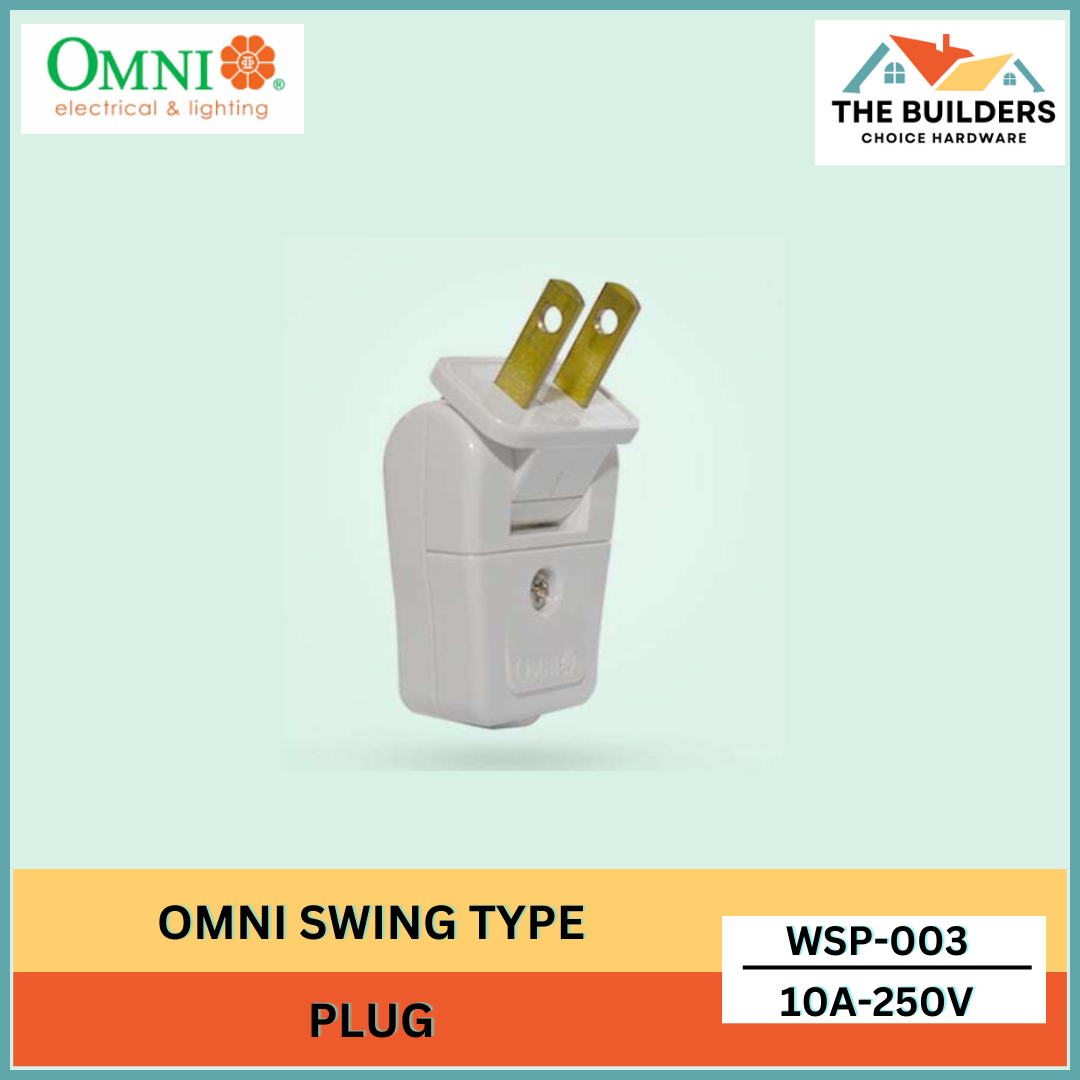 OMNI SWING TYPE PLUG 10A 250V WSP-003 | Shopee Philippines