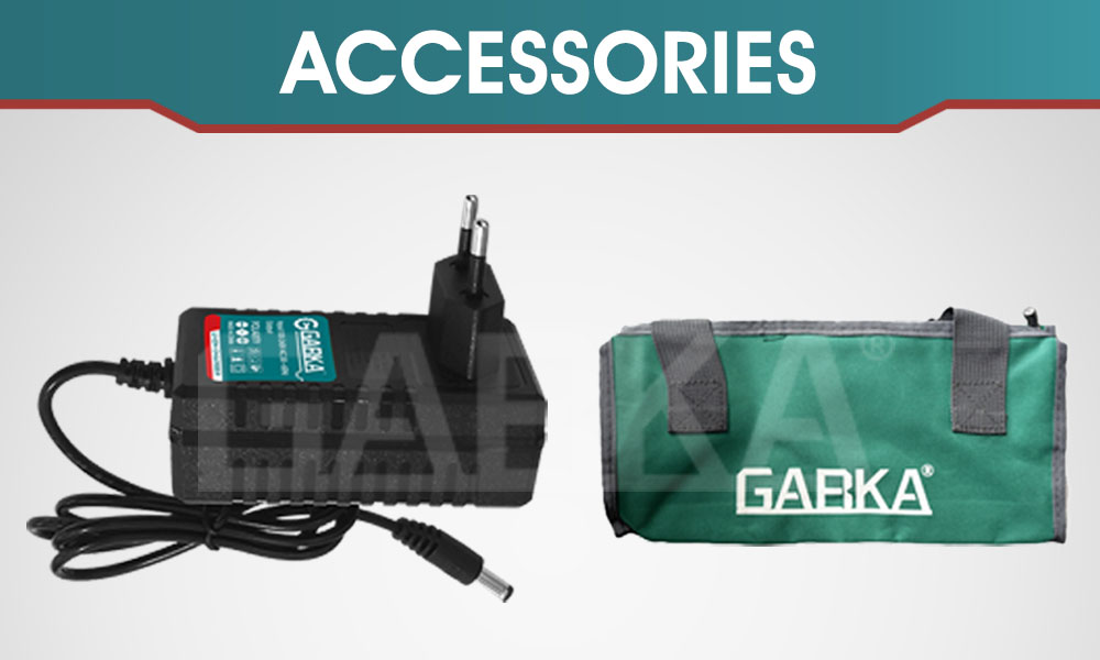TKH GABKA Brushless Cordless Drill 18V Metal Chuck Heavy Duty Battery 2 ...