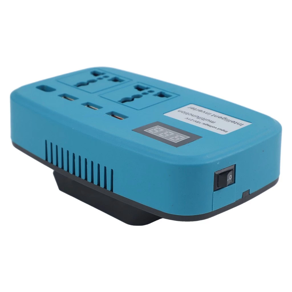 FM-P3 2 PORTS 220V + USB 21V Portable Mini Intelligent Inverter Power ...