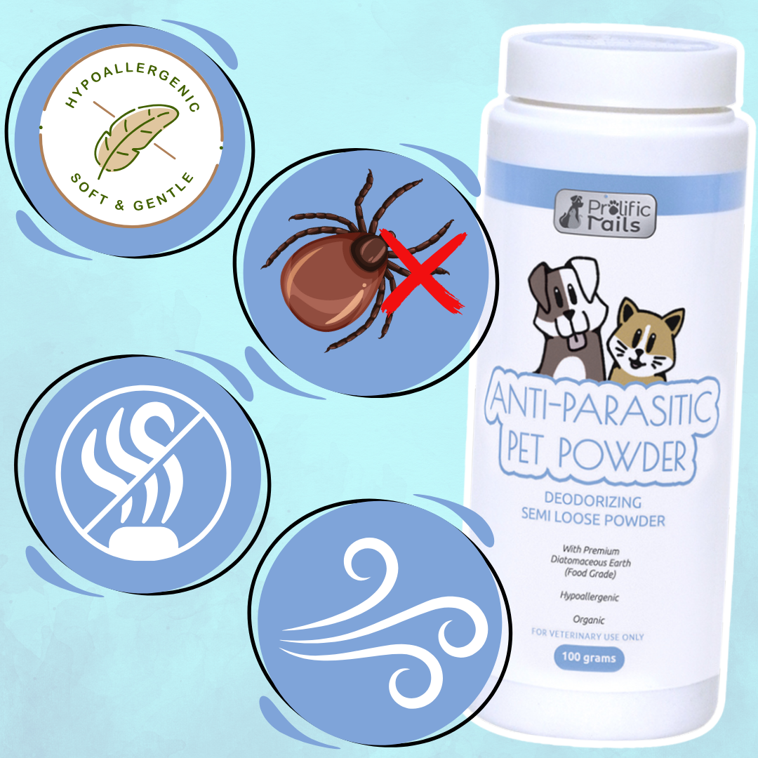 LKJ-Anti-Parasitic Pet Powder 100g Kills & Control Parasites,Ticks ...