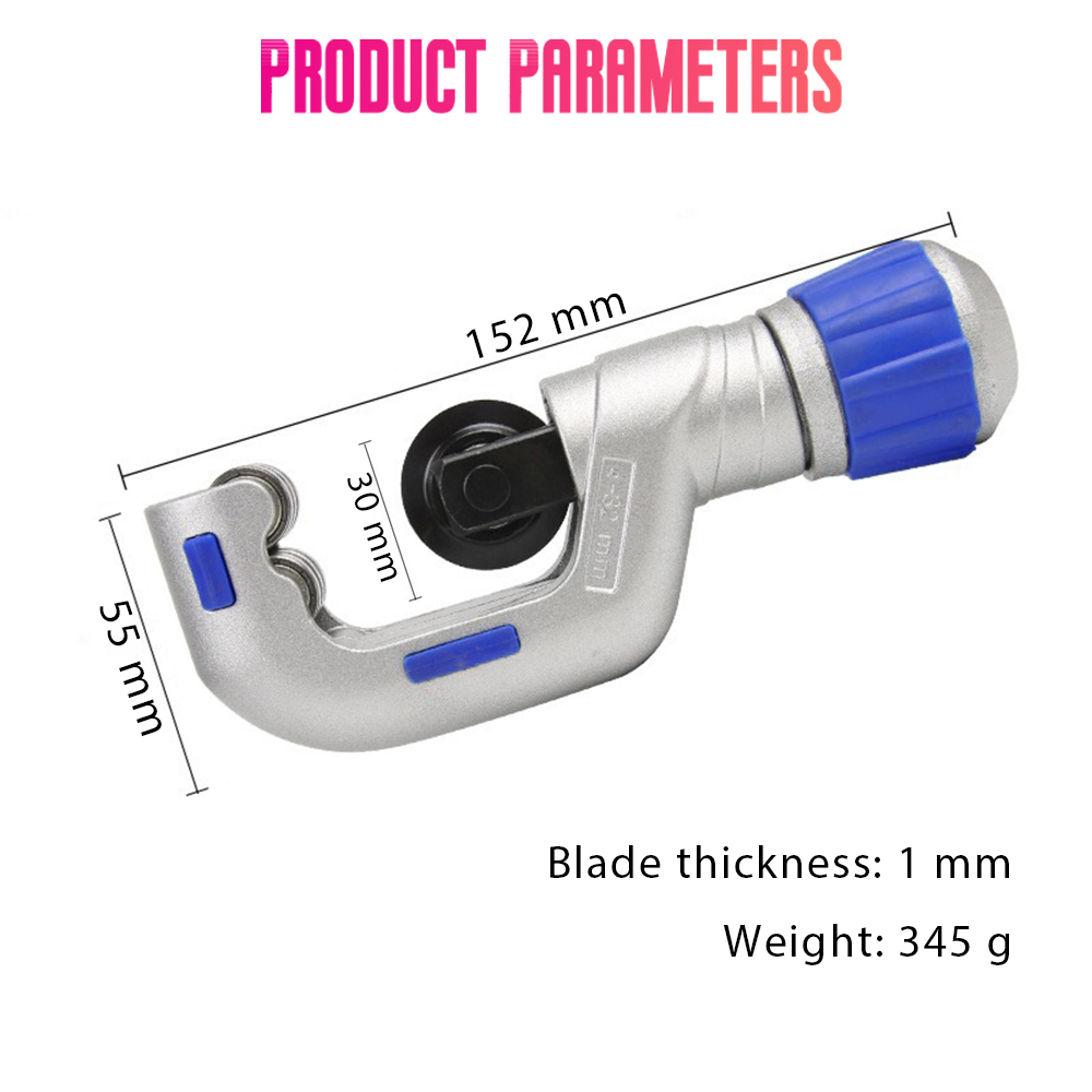 Heavy Duty Metal Pipe Cutter Tool For 4-32mm Steel Aluminum Brass ...