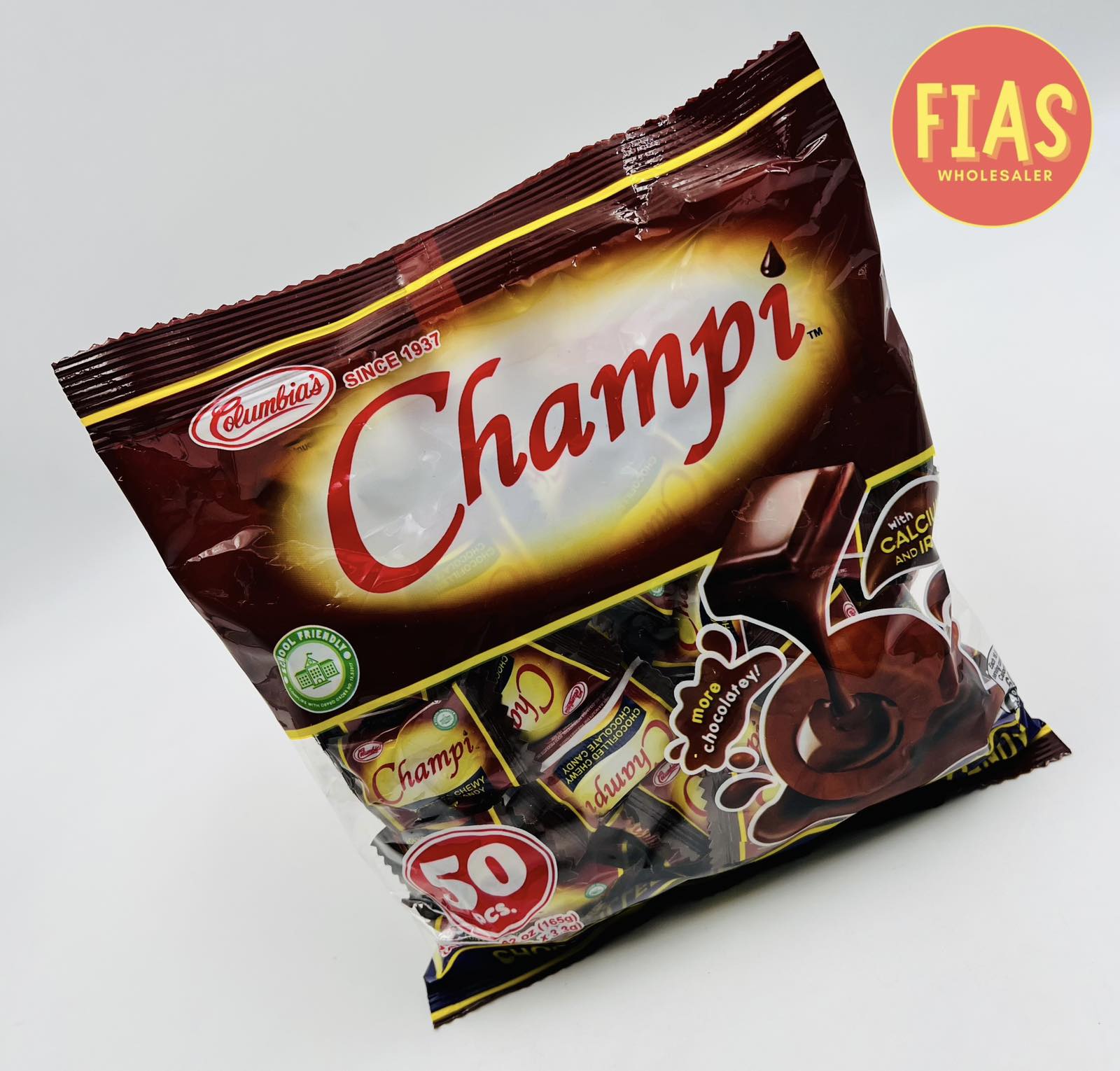 50 pcs Champi Chocolate Candy | Shopee Philippines
