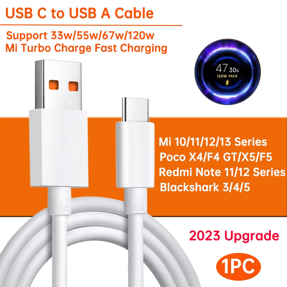 Xiaomi Poco X3/X4/F3/M3 67W 120W Fast Charger & Cable (QC4.0/PD3.0 ...