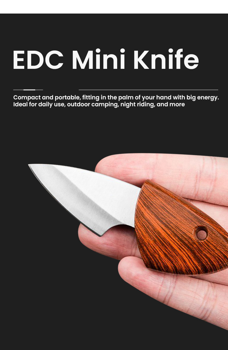 Small knife for kitchen stainless wood handle mini nife slicer chopper ...