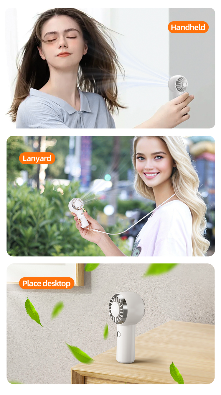 Mini Fan Ultra Lightweight Handheld Fan Portable Fan Air Cooler Pocket ...