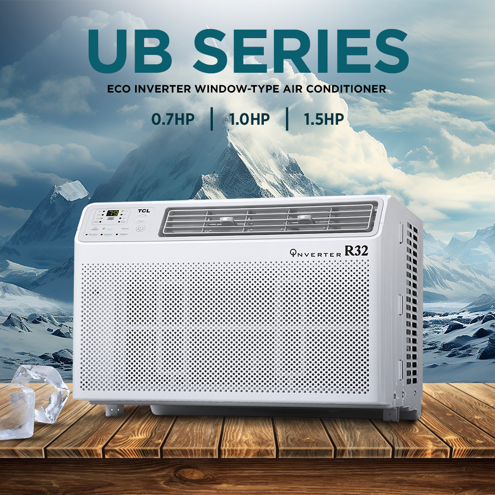 TCL UB Series Eco Inverter Window-Type Air Conditioner - 0.8HP | Shopee ...