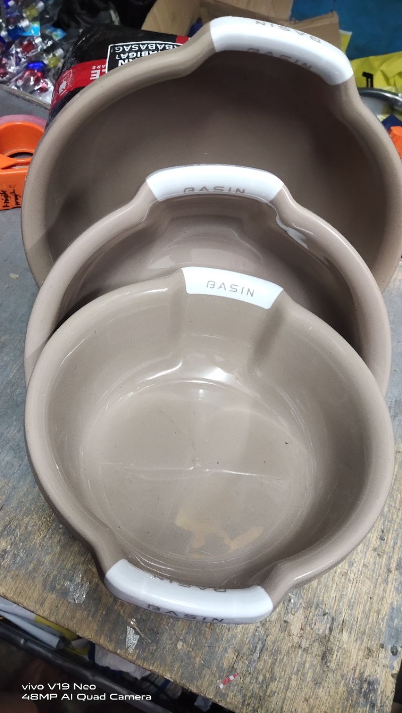 3-in-1 plastic Basin, Palanggana Aesthetic Set | Shopee Philippines