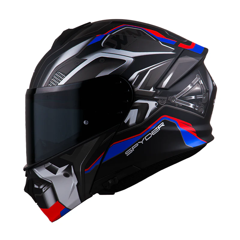 【EAGLE SPEED】SPYDER MODULAR HELMET FORCE GD WATERMAX S7 MATT BLACK RED ...