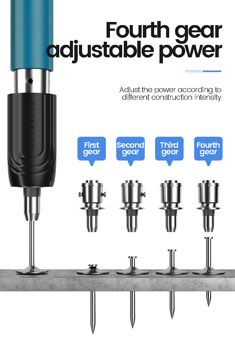 Kuwo Nail gun Free gift of 120 nails Manual Steel Nails Gun For ...