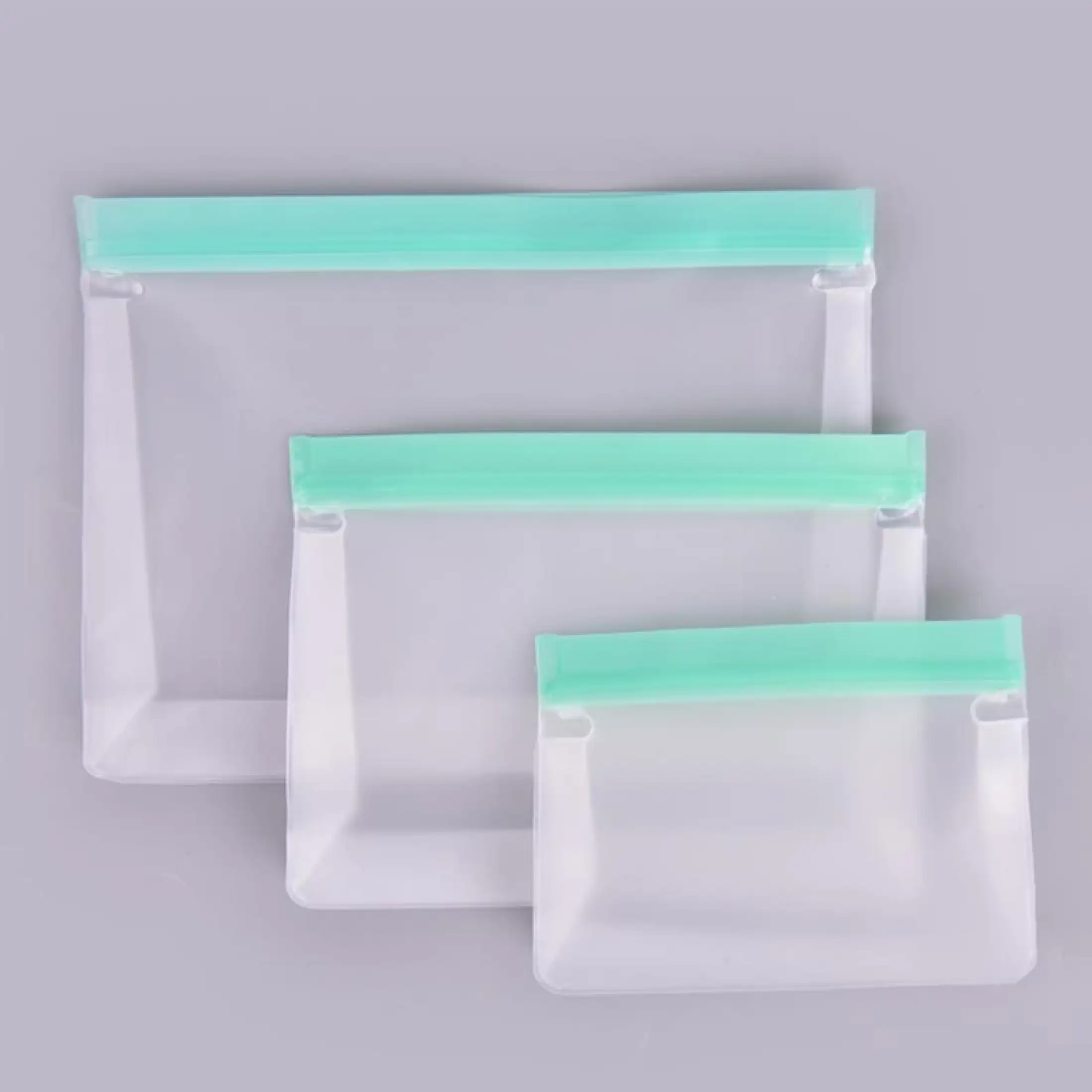 PEVA Food Storage Bag Silicone Leakproof Reusable Silicone Bag Fruit ...