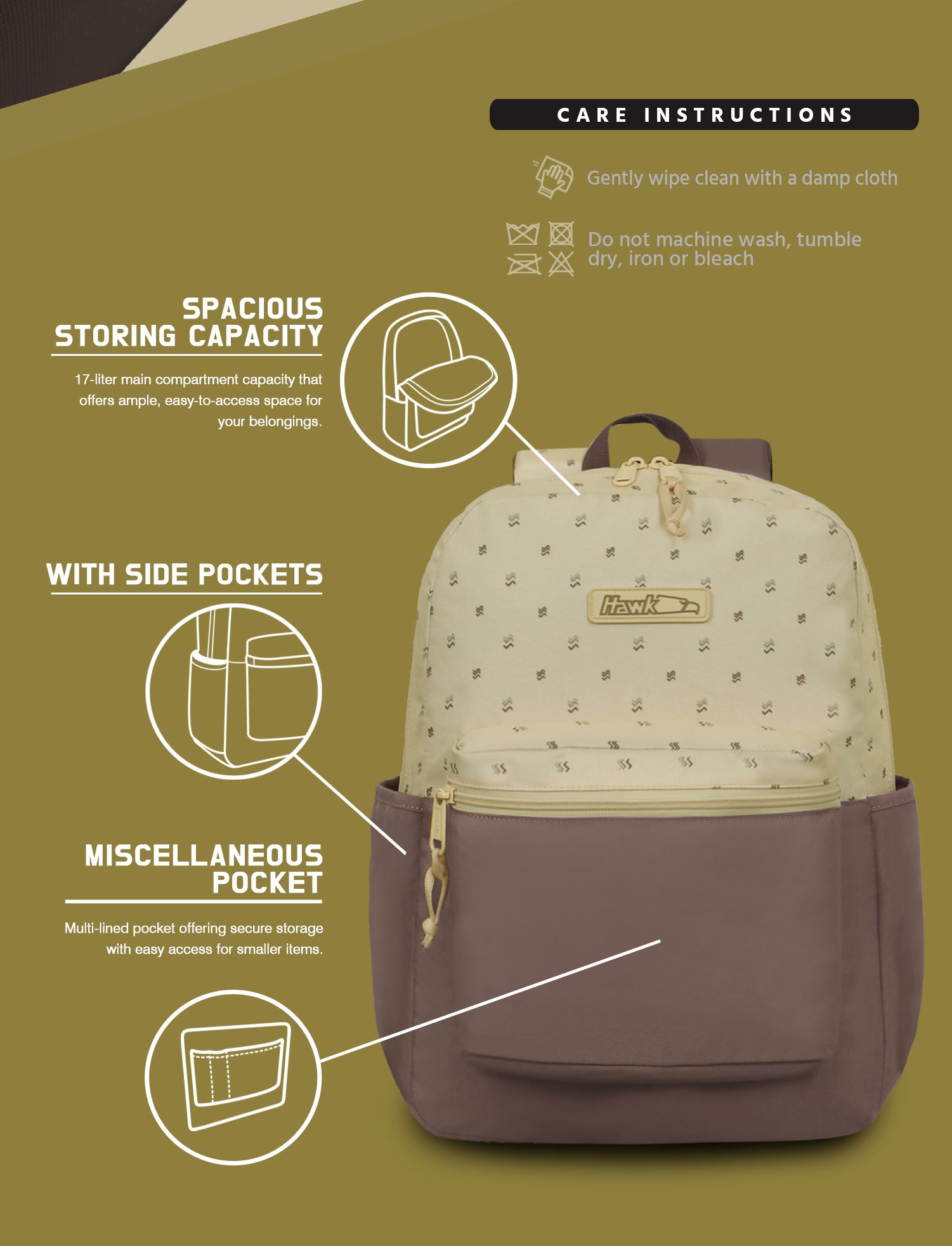 Hawk 5959 Backpack with Side Pocket | Shopee Philippines