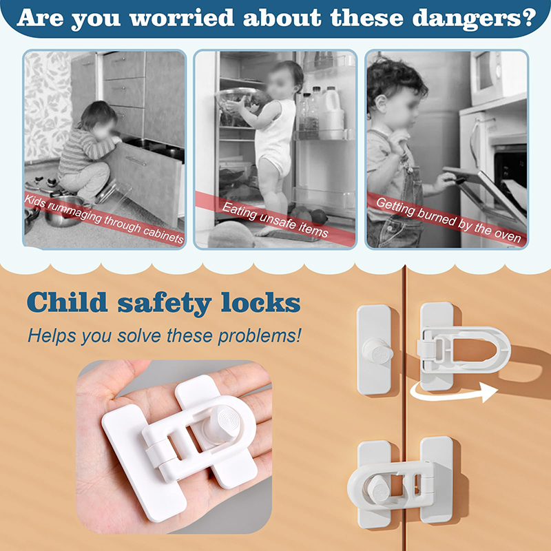 Refrigerator Baby Safety Lock Fridge Cabinet Drawers Guard Child Proof ...