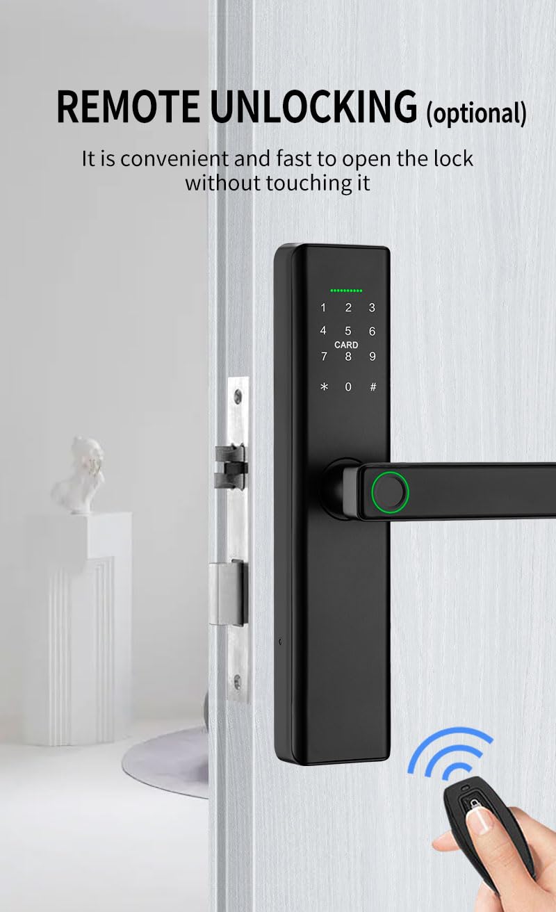 Five In One Intelligent Lock Fingerprint Lock Touch Screen Password ...