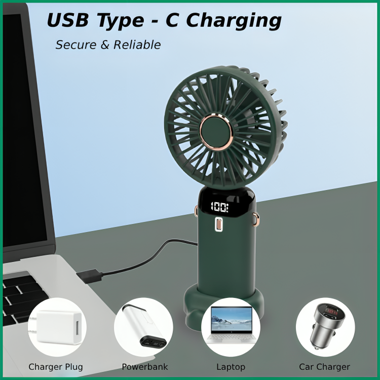 Mini Fan Adjustable Speed for Your Needs Enhance Comfort with 5 Wind ...