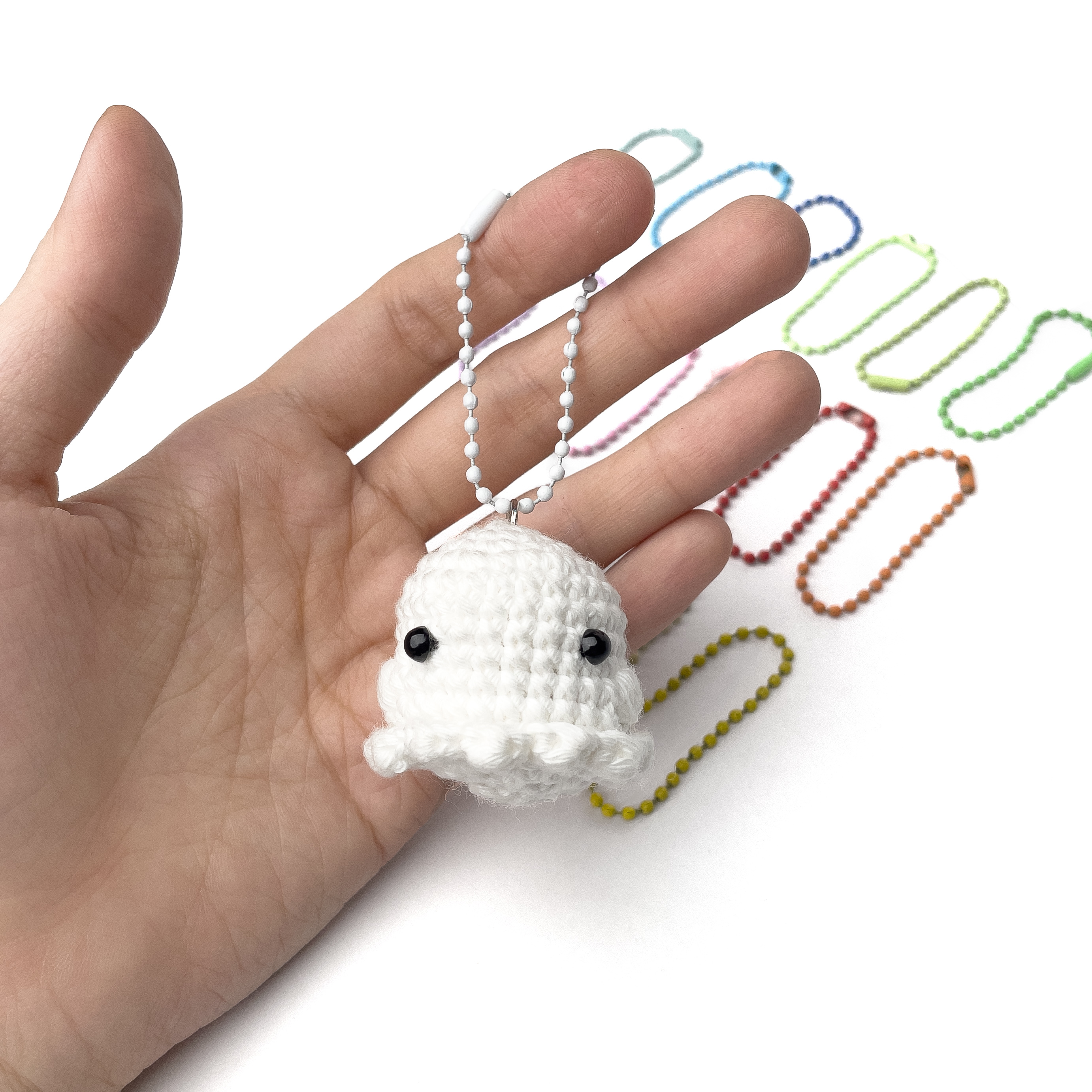 12cm Colorful Ball Chain 2.4mm Ballchain Ball Bead Chain for Keychains ...