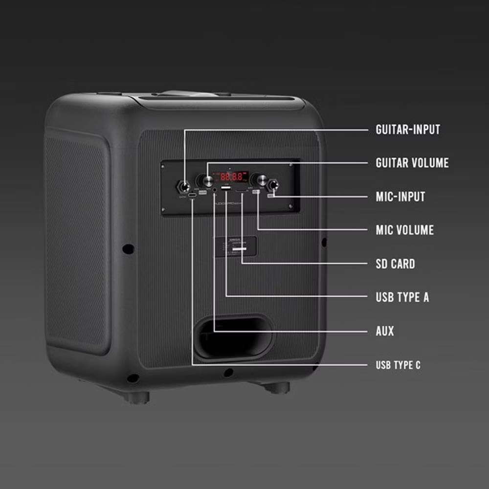 BTS 1740 speaker with mic Bluetooth ikaraoke box party Magic Sound ...