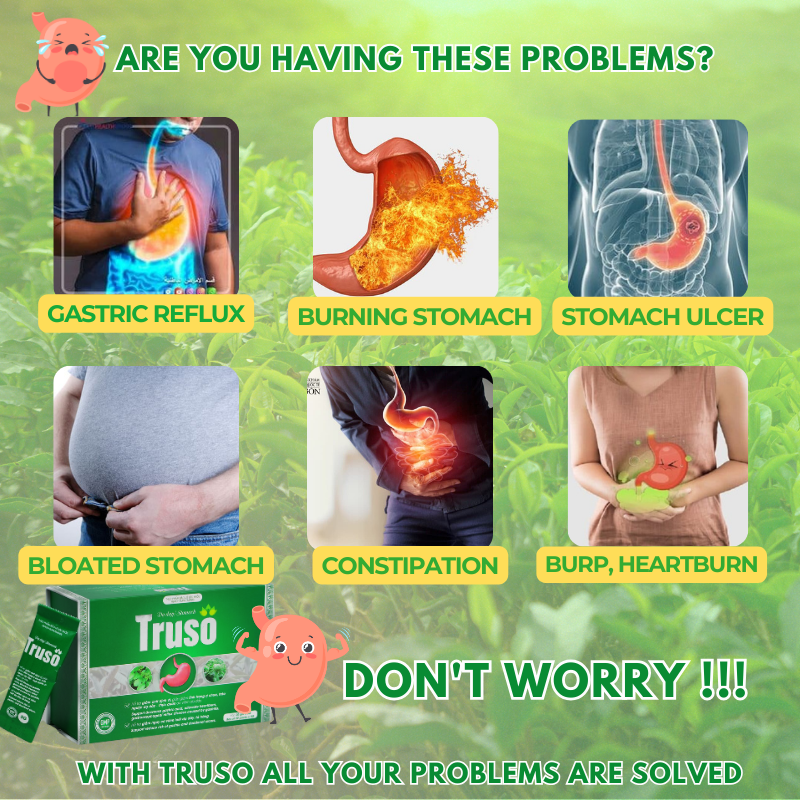 TRUSO Stomach Herbal Formula – Digestive Support for GERD, Heartburn ...