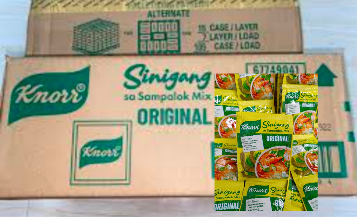 1 BOX KNORR SINIGANG SAMPALOK / GABI MIX ORIGINAL 22g (PACK OF 12) x 12 ...
