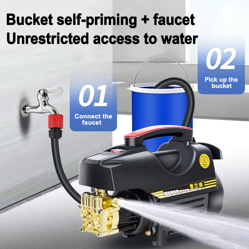 3600W High Pressure Cleaner 220V Portable High Pressure Cleaner Spray High Pressure Car Washer ...