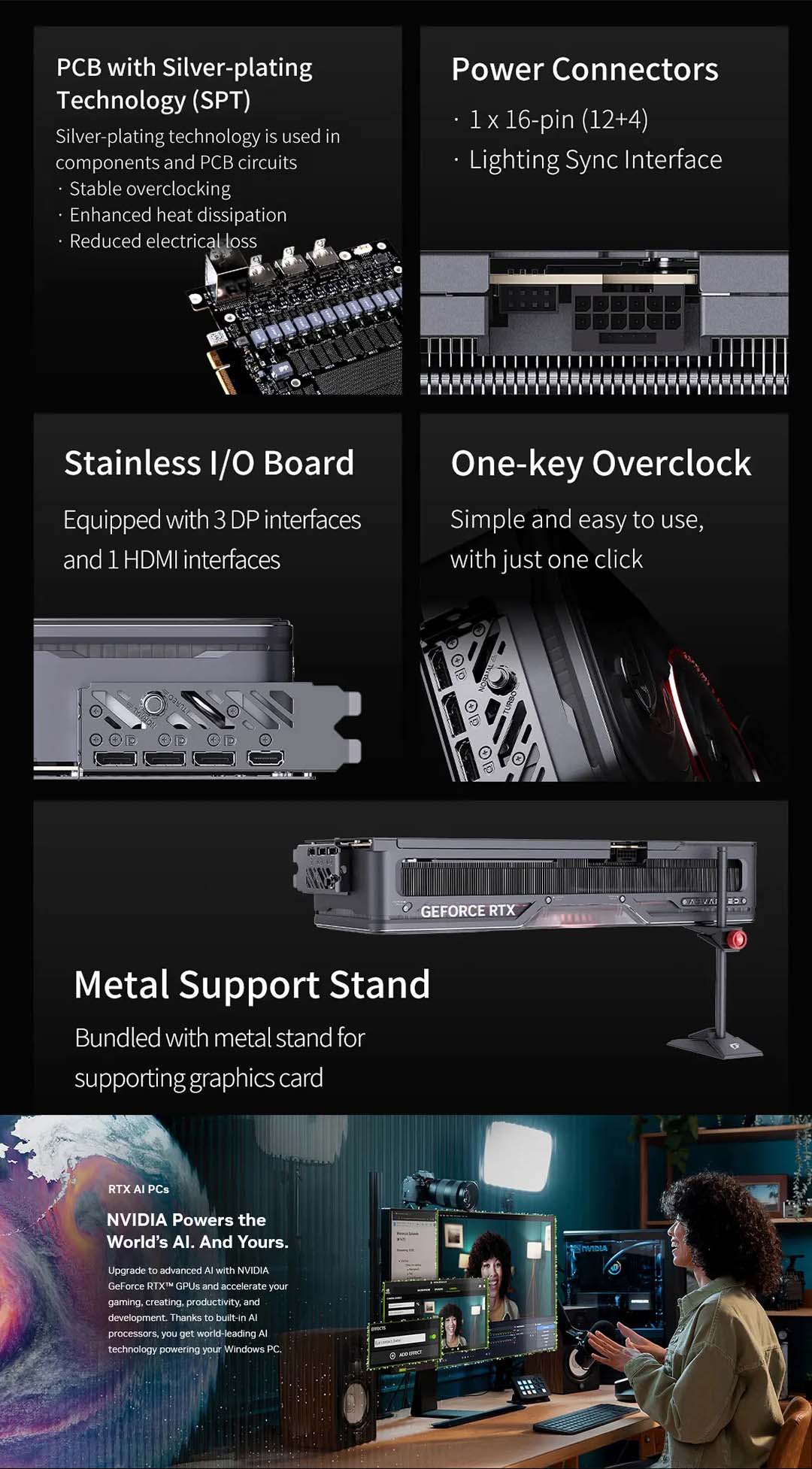 Colorful iGame GeForce RTX 5080 Advanced OC 16GB-V Graphics Card ...