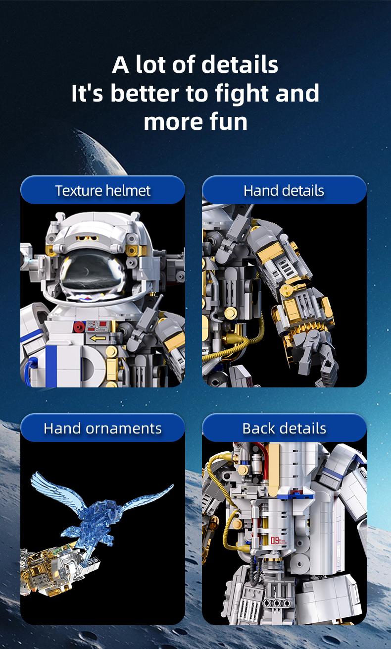 Blocks Toys Large Space Shuttle Rocket with Building Blocks Educational ...