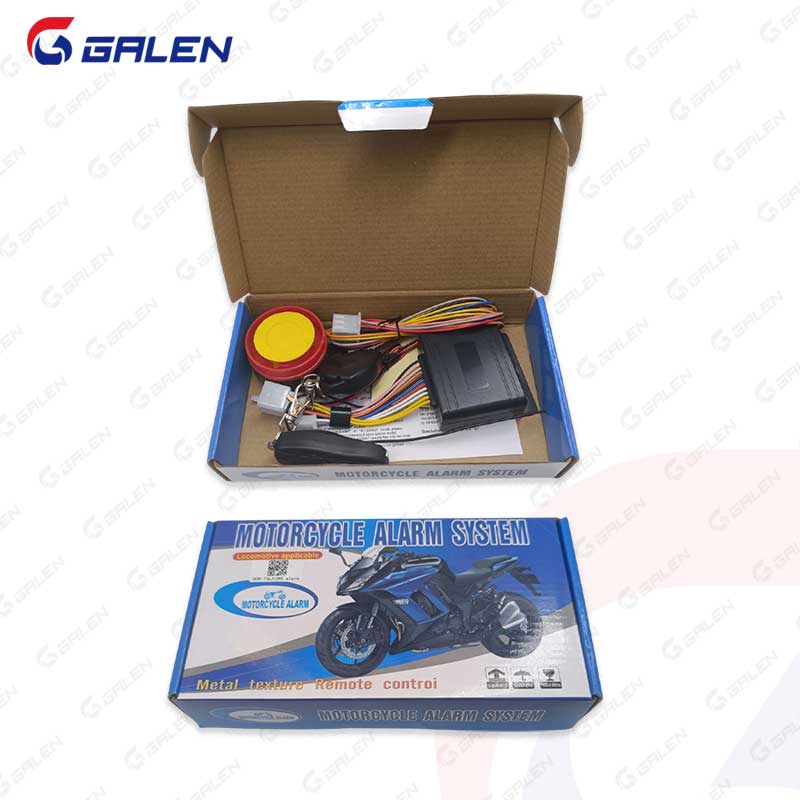 Motorcycle Universal 12V Alarm System Remote Control Alarm Anti-theft ...