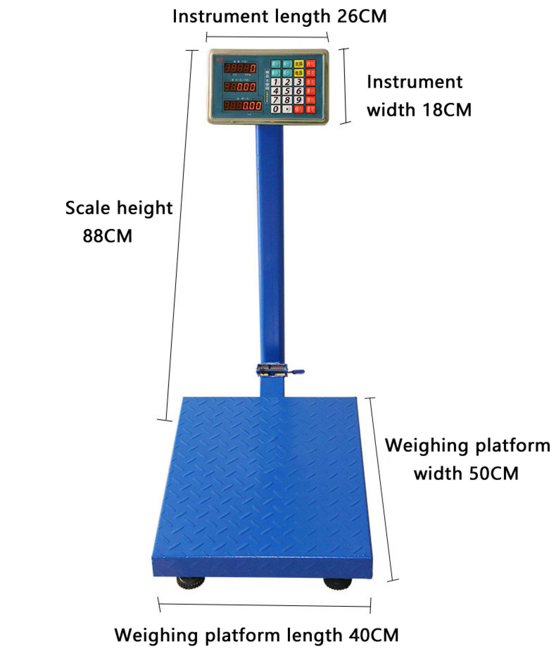 【COD】Folding Digital Electronic Scales heavy duty timbangan Digital ...