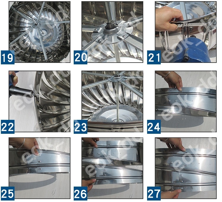 Premium Stainless Steel Spherical Ventilator Roof Fan Multipurpose ...