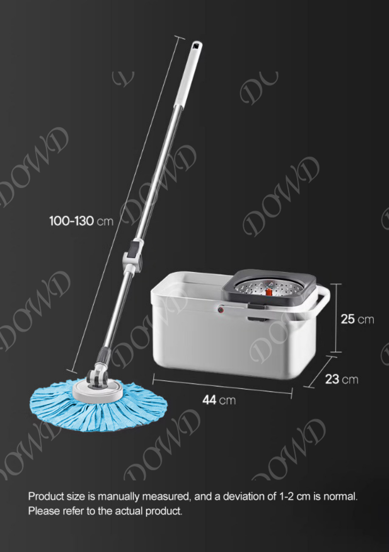 Dowd Spin Mop With Spinner and bucket Heavy duty 360 Easy Rotating Dual ...