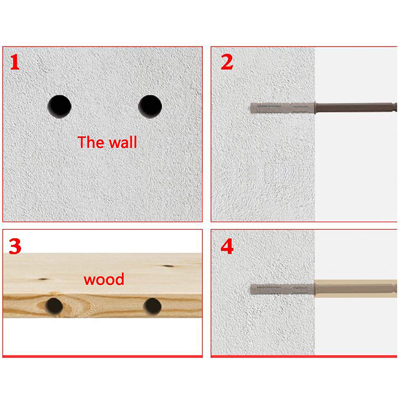 10Pcs Floating Shelf Bracket Invisible Plank Support Wall Bracket ...