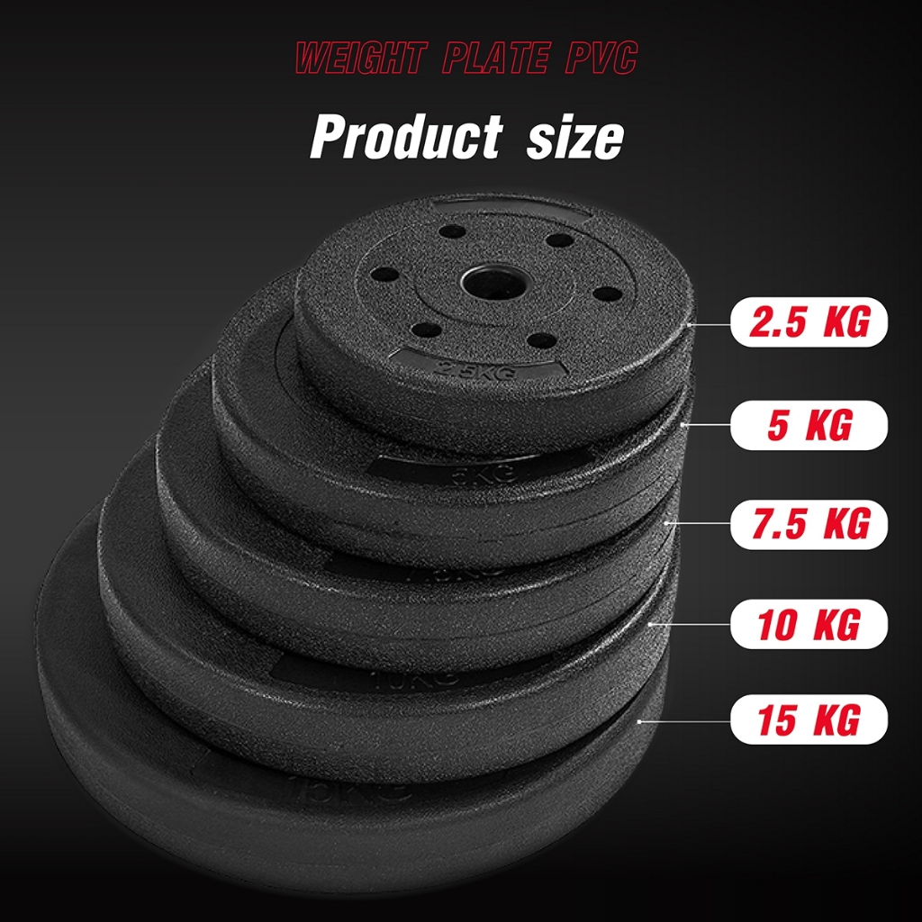 Dumbbell plates 1/1.25/1.5/3/5/7.5/10/15KG For Dumbbell Barbell 4/8Pcs ...