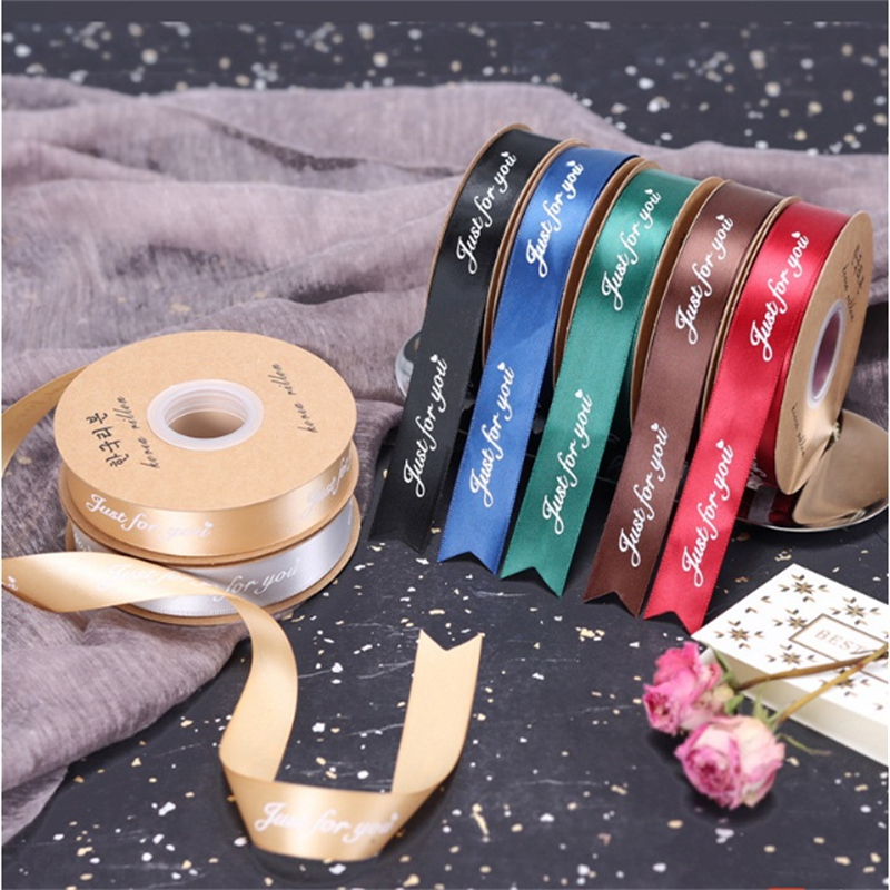 2.5cm (45Yard/Roll) Gift Packaging Ribbon Ribbon Flower DIY Decorative ...
