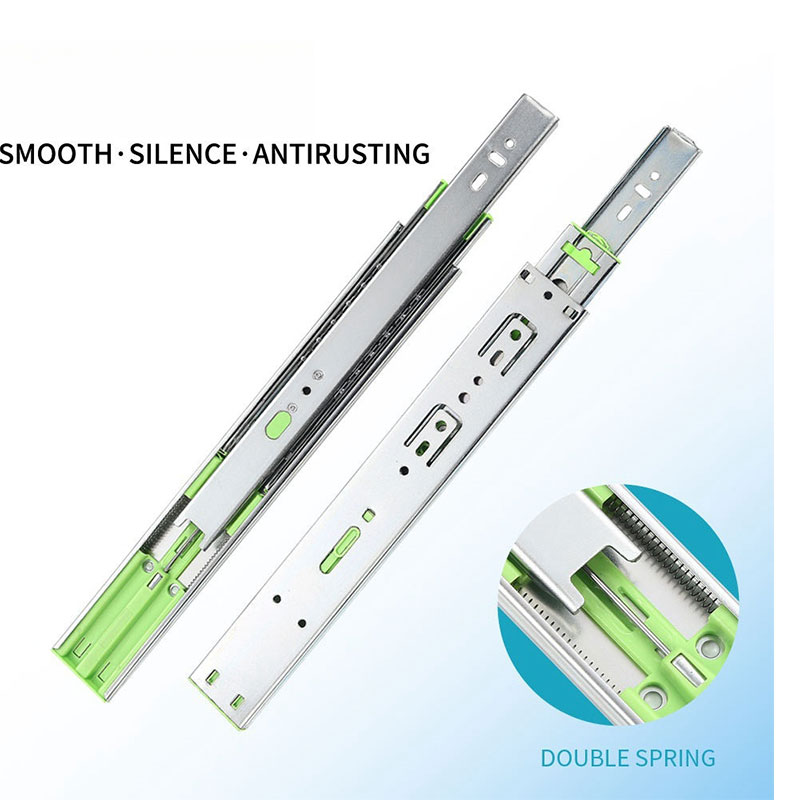 (A PAIR) Hydraulic Drawer Guide Rail Drawer Slider Bearing Heavy Duty ...